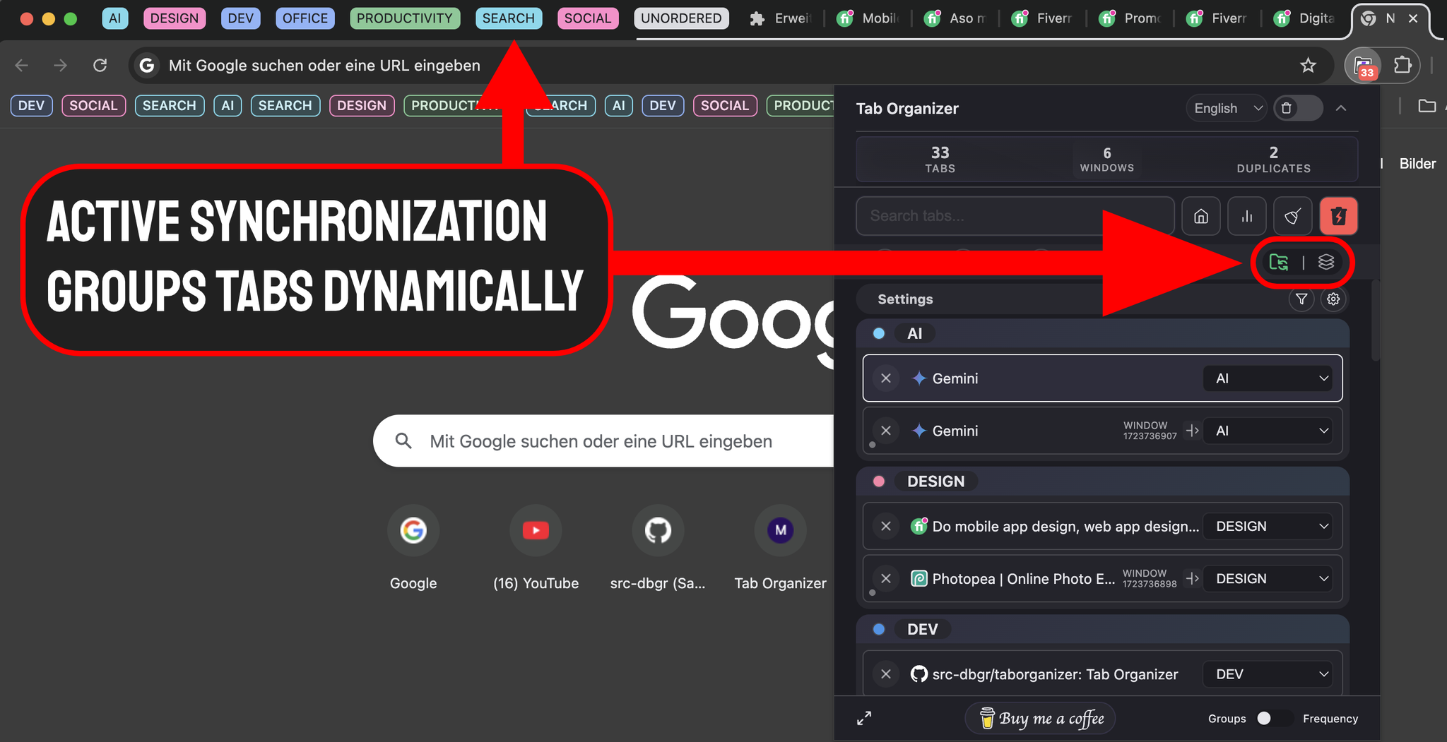 Tab Organizer – Chrome Extension for Smart Tab Management
