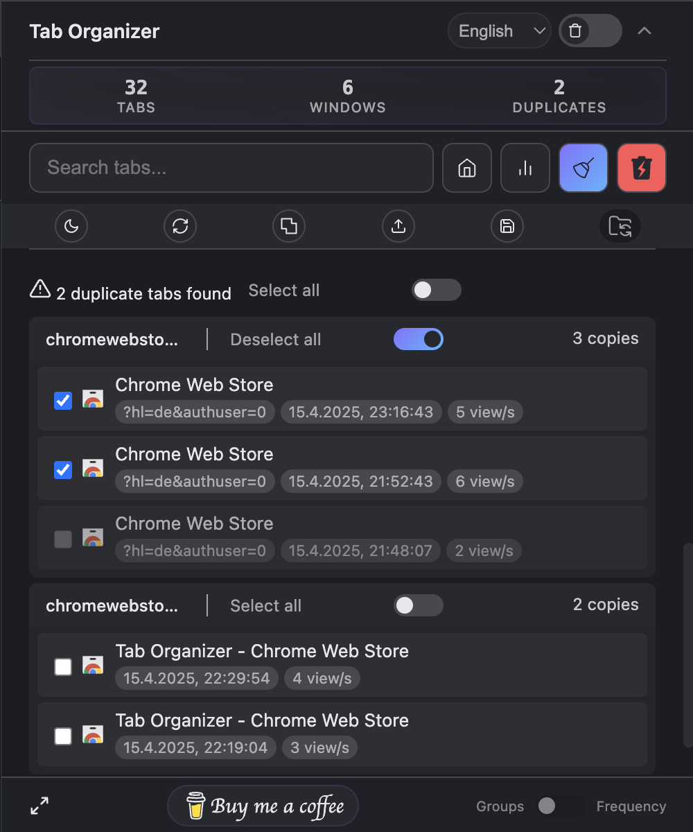 Tab Organizer – Chrome Extension for Smart Tab Management