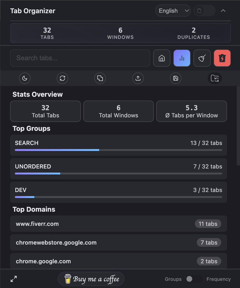 Tab Organizer – Chrome Extension for Smart Tab Management